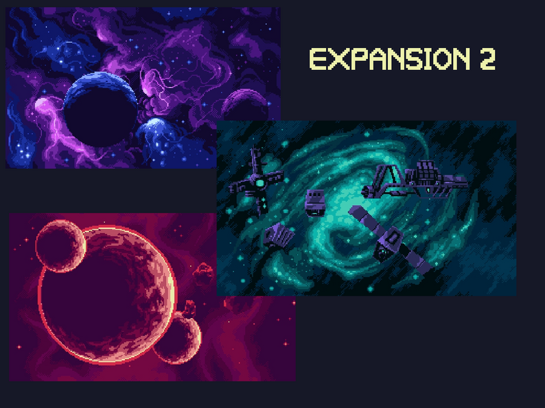 Space Backgrounds by ansimuz