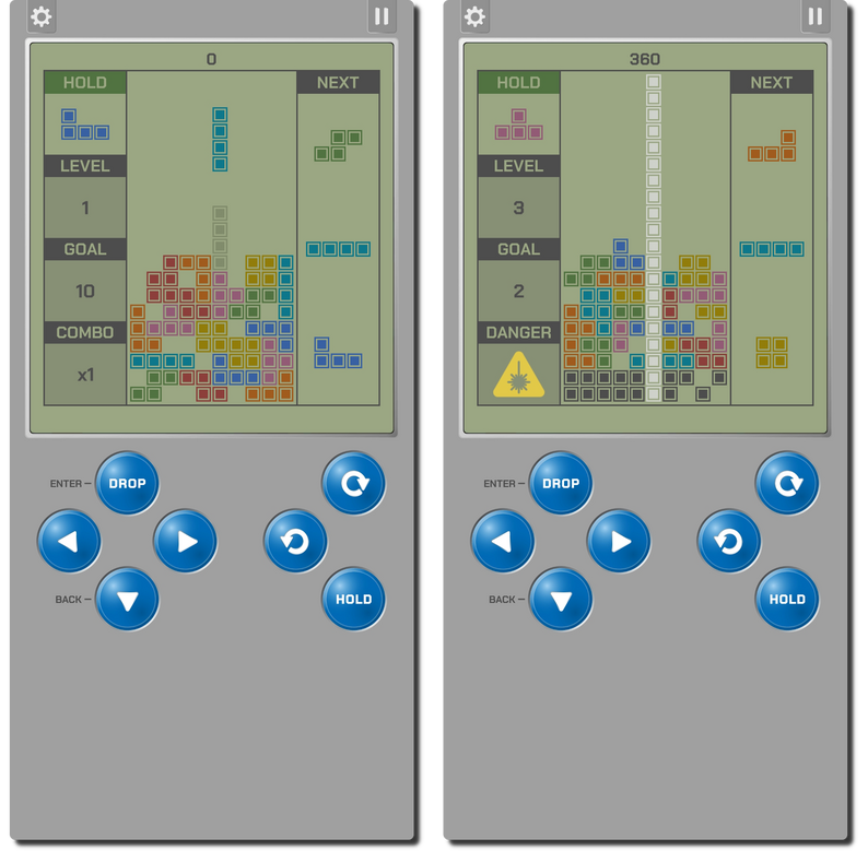 A Falling Blocks Game by Tomahack