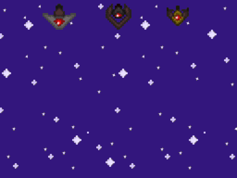 Pixel Nebula Enemy Ships 1 by PixelCarvel