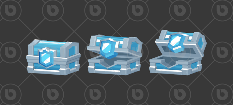Game Chests With Open up Animation by Bayat Games