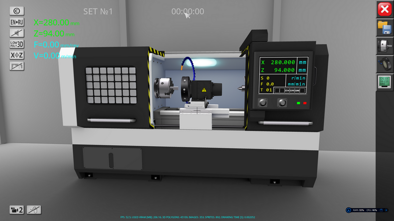 CNC Lathe Simulator by SunSpire