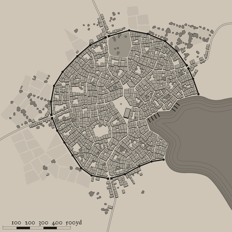 Medieval Fantasy City Generator by watabou