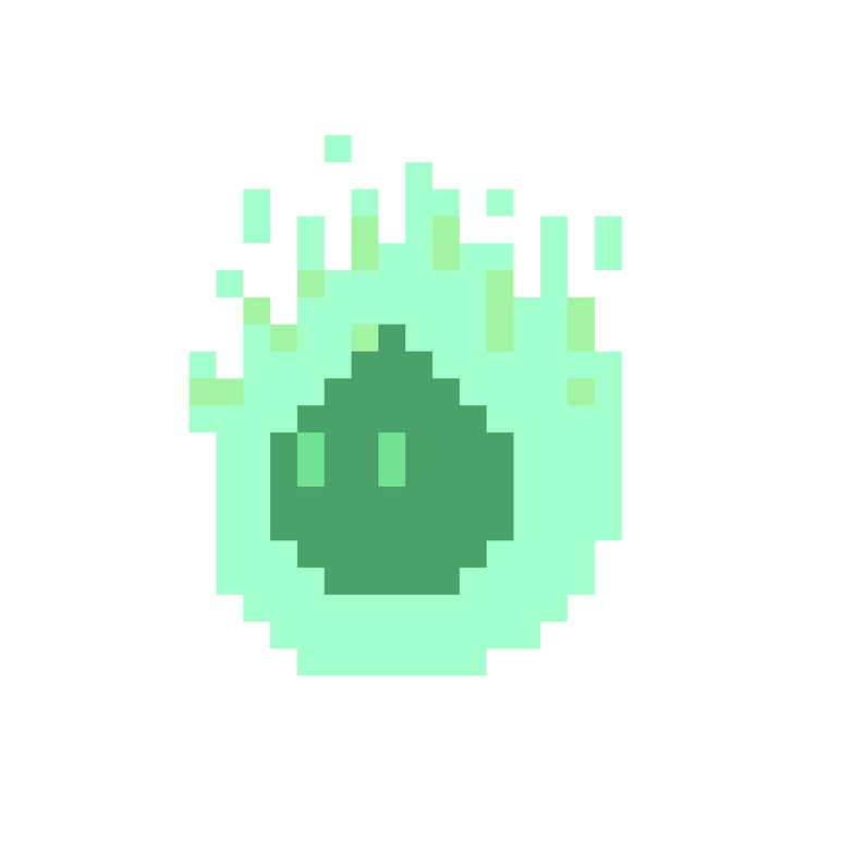 (32x32) 2D Platform Pixel Will O The Wisp Animation by TDAT