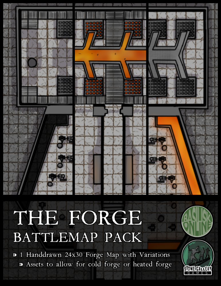 Battle Maps: The Forge for PF2E & other TTRPGs by BasiliskOnline