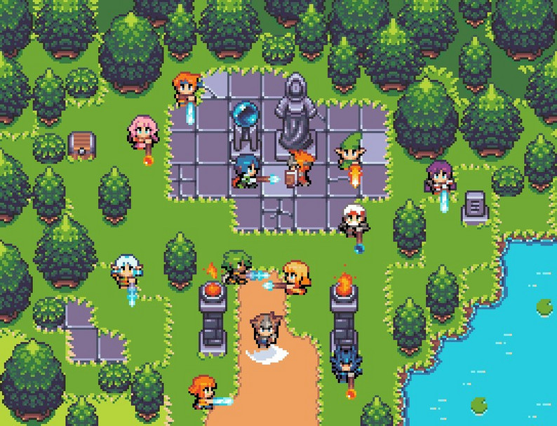 RPG asset action pack (Super Retro World by Gif) by Gif