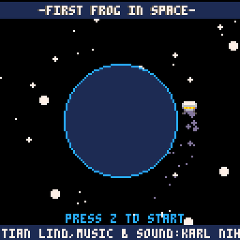 First Frog in Space by Elastiskalinjen