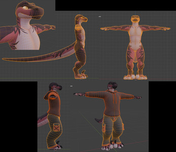 Raptor 2.0 VRchat Model by Zairiza