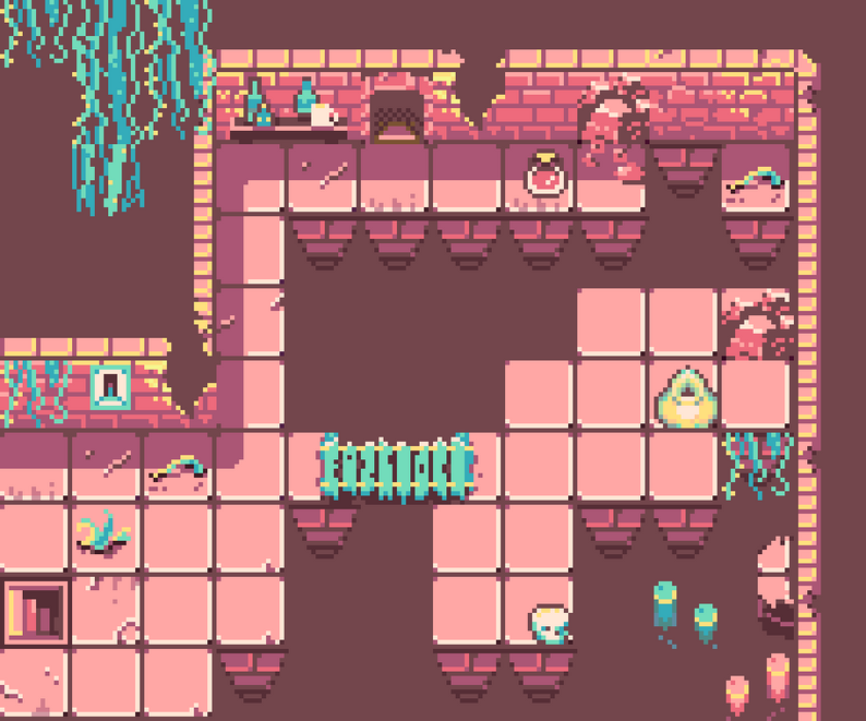 Lollipop Labyrinth! Dungeon Tileset by PetricakeGames