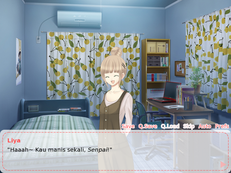 NEET-chan × 3D Ikemen by Catonecca