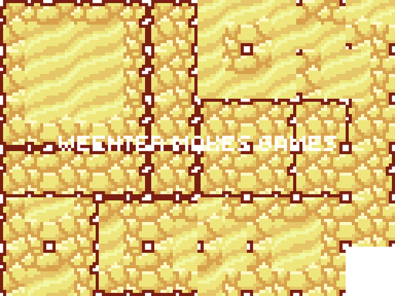 4 Sand Tilesets and desert decor by Weenter