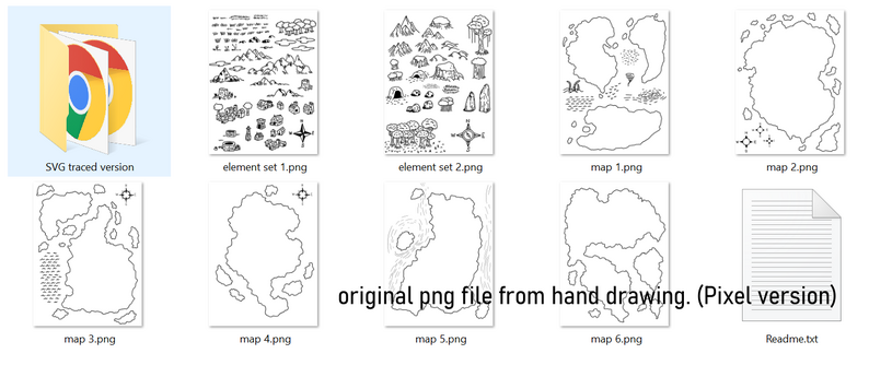 Custom Map Island - Hand drawing by ahturin