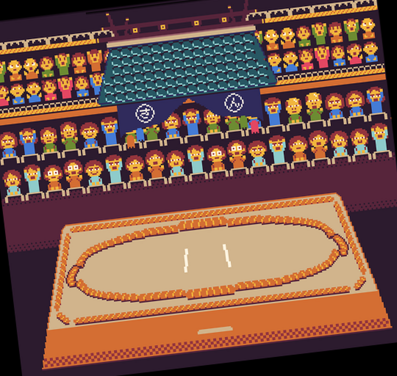 Assets for Sumo pixelart games by ShimejiKajiru