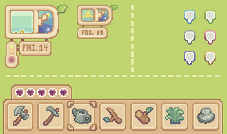 Sprout Lands - UI Pack by Cup Nooble