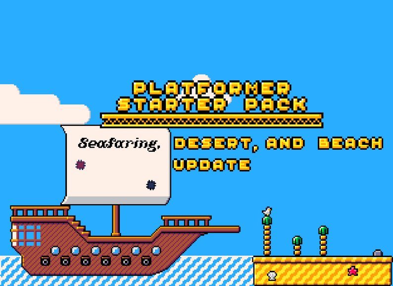 Platformer Starter Pack A Basic 8x8 Art Pack Pico 8 By Thetgi