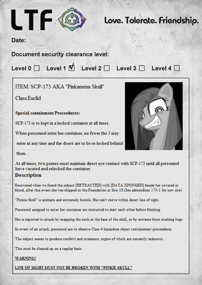 My Little Foundation: Containment Is Magic by WVG