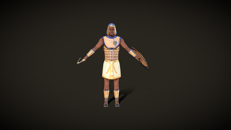 Ancient Egyptian Warrior - Medjay by ManNeko