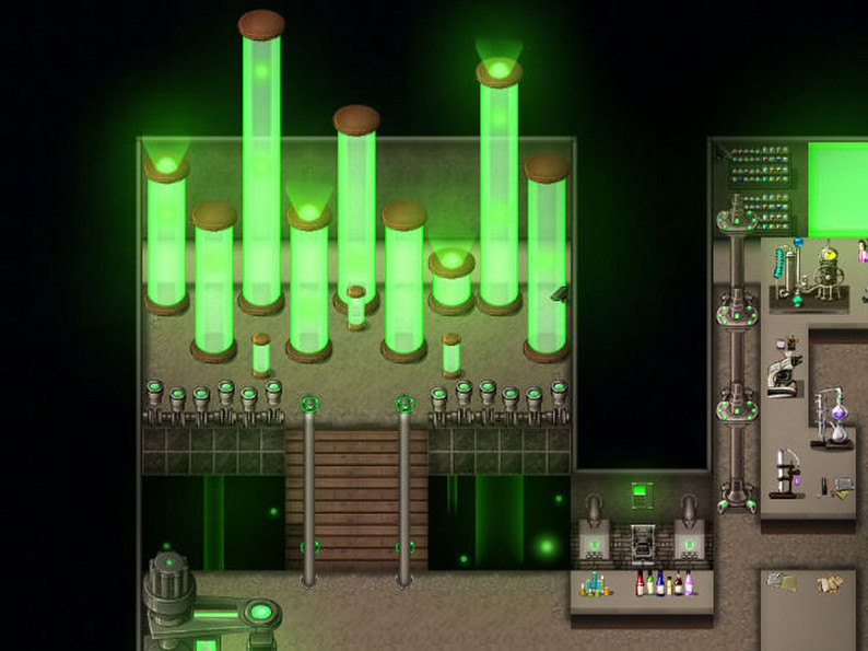 KR Mad Science Lab Tileset for RPGs by Kokoro Reflections