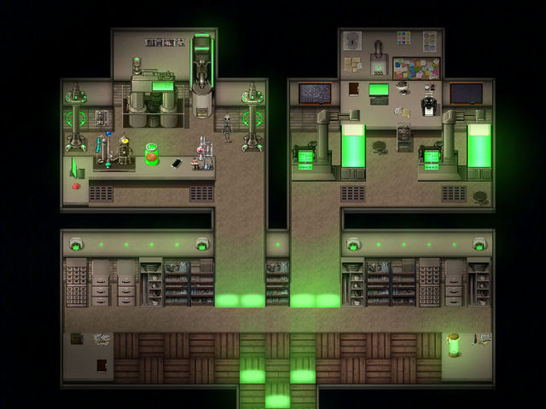 KR Mad Science Lab Tileset for RPGs by Kokoro Reflections