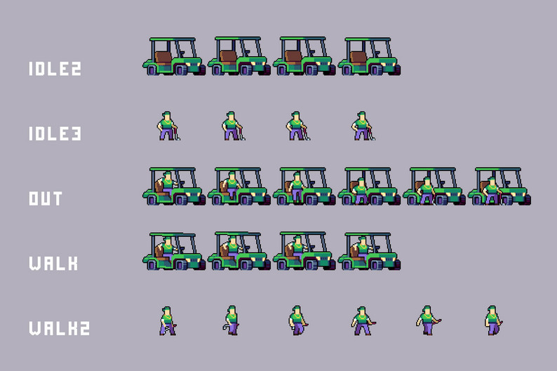 Free Bosses Sprite Sheet Pack by Free Game Assets (GUI, Sprite, Tilesets)