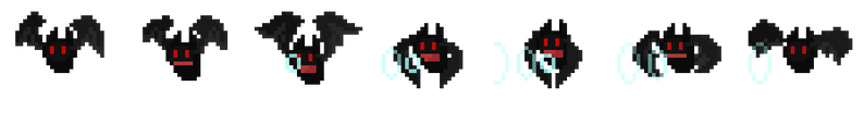 Bat Sprites by Rentro_Ghost
