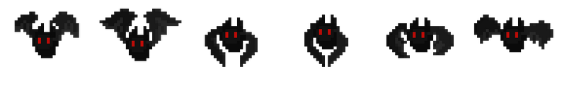 Bat Sprites by Rentro_Ghost