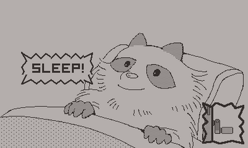 Sleeping Tanuki by satoyama note