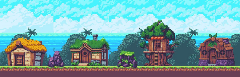 Sunny Land - Pixel Game Art by ansimuz