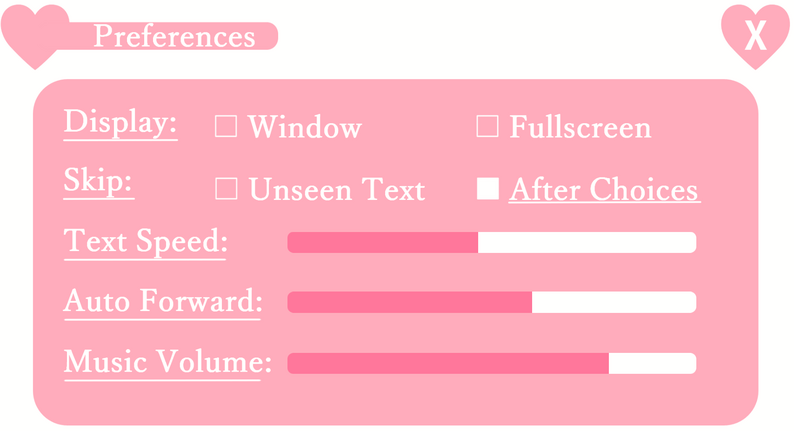 Visual Novel GUI Pack 011 by Smileflower