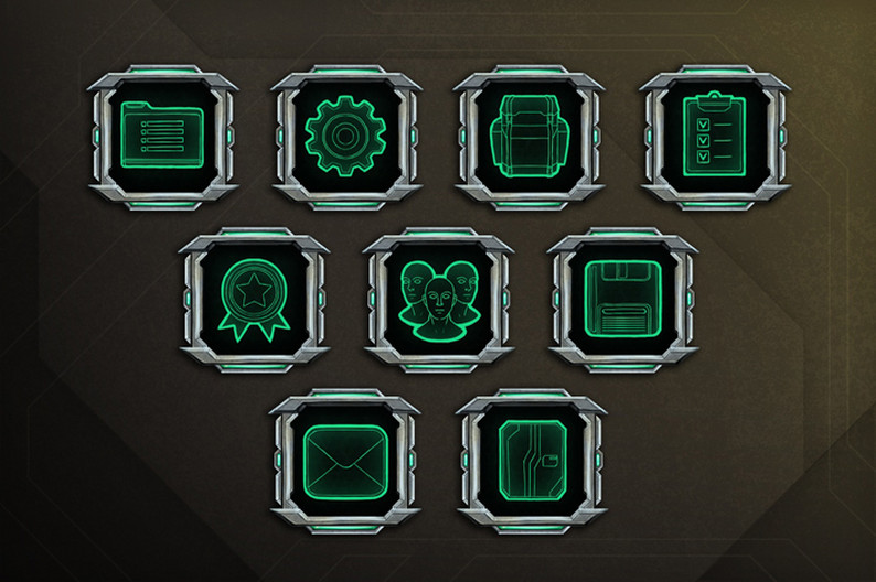 Sci-Fi UI by Free Game Assets (GUI, Sprite, Tilesets)