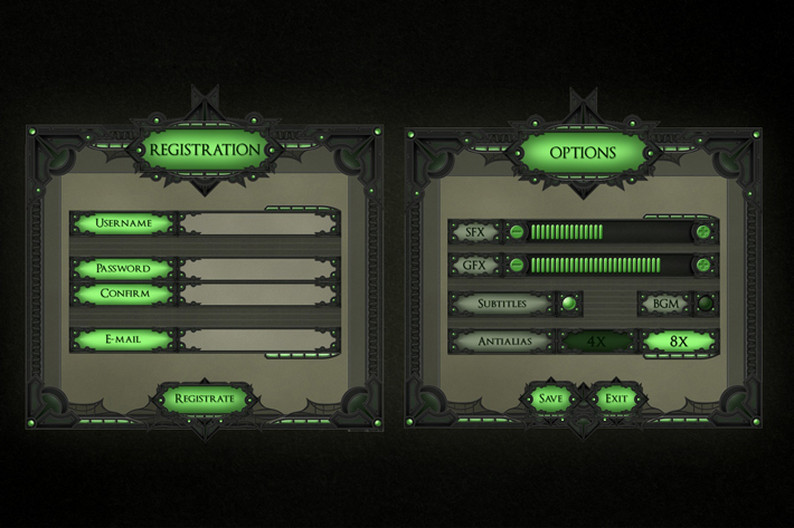 RPG UI by Free Game Assets (GUI, Sprite, Tilesets)