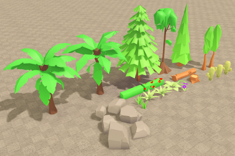 Roblox Nature Asset Pack (27 Assets) by Coble