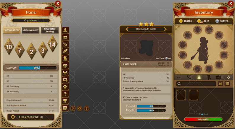 JRPG UI Asset Pack by SeventhSolution
