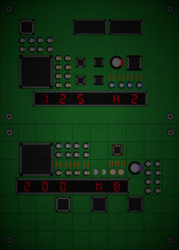 Pixel Computer Electronic Motherboard by ShanDsparil