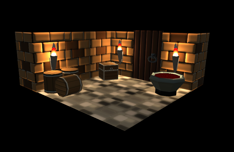 Low-Poly Dungeon Pack [~Unity Ready~] by casarotto