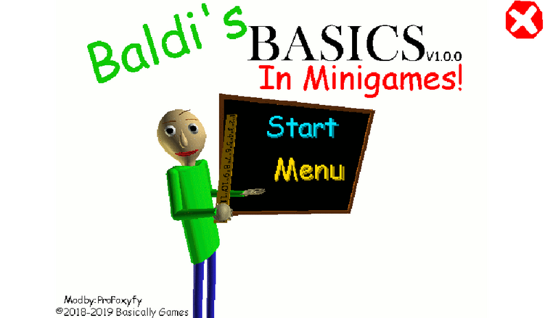 Baldi's Basics in Minigames! by OwlCat