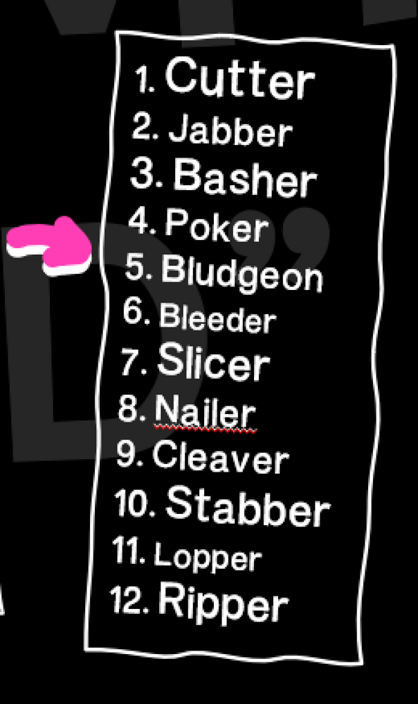 Name Thy Murder Stick by Andy Nemeth Creates