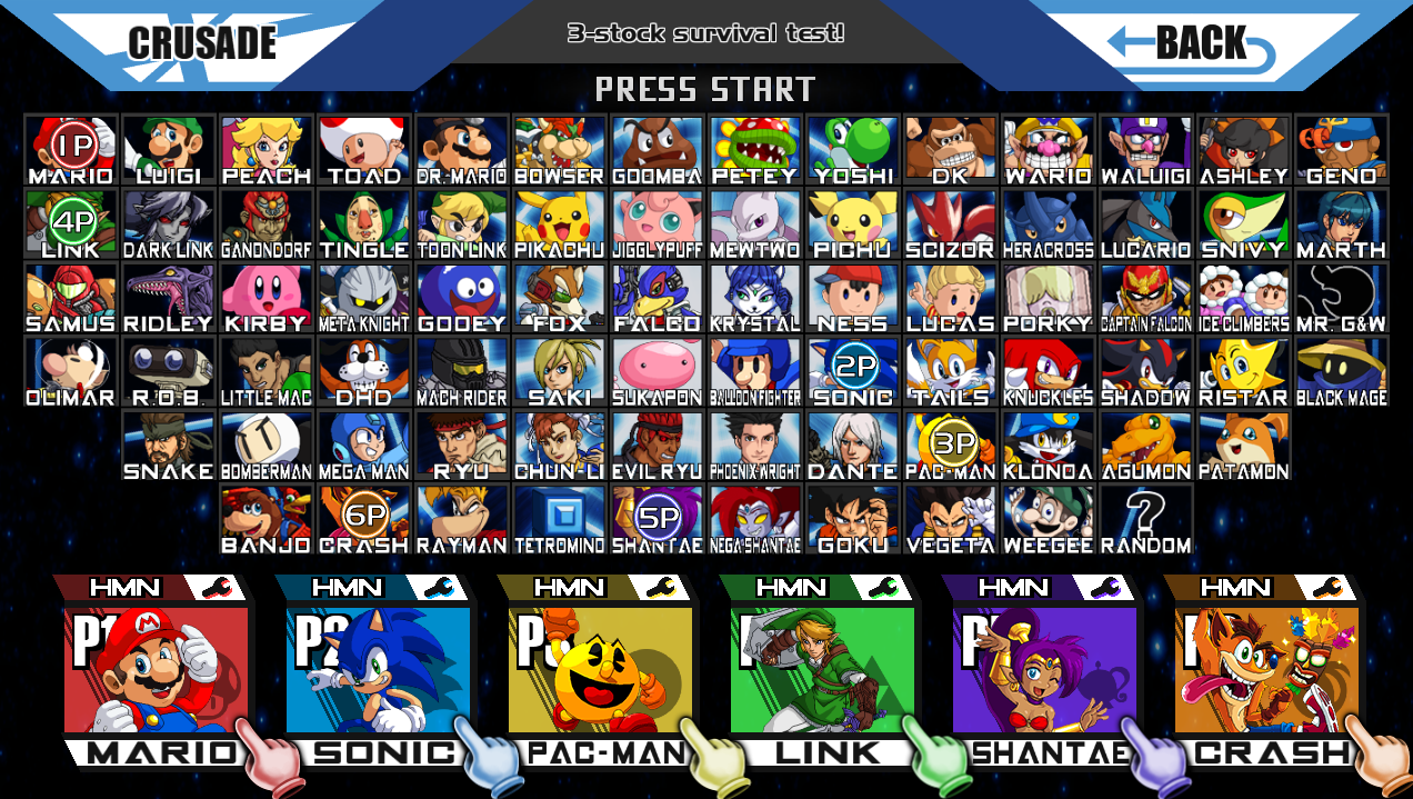 Super Smash Bros. Crusade by Super Smash Bros. Crusade