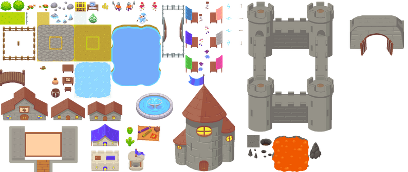 Pixel OSRS Asset Pack 64x64 by AteBits