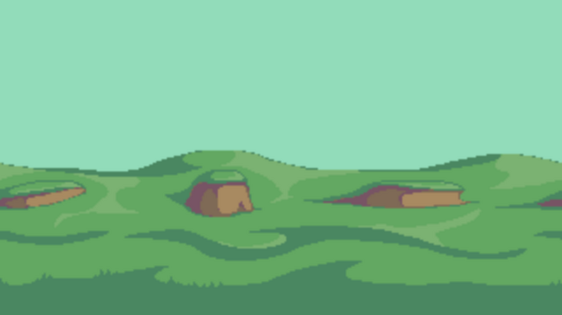 Parallax Background - Plains - Pixel Art by kiddolink