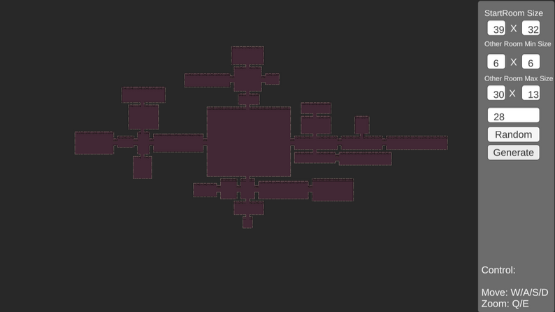 Simple Procedural Tilemap Dungeon Generator by WIIASD