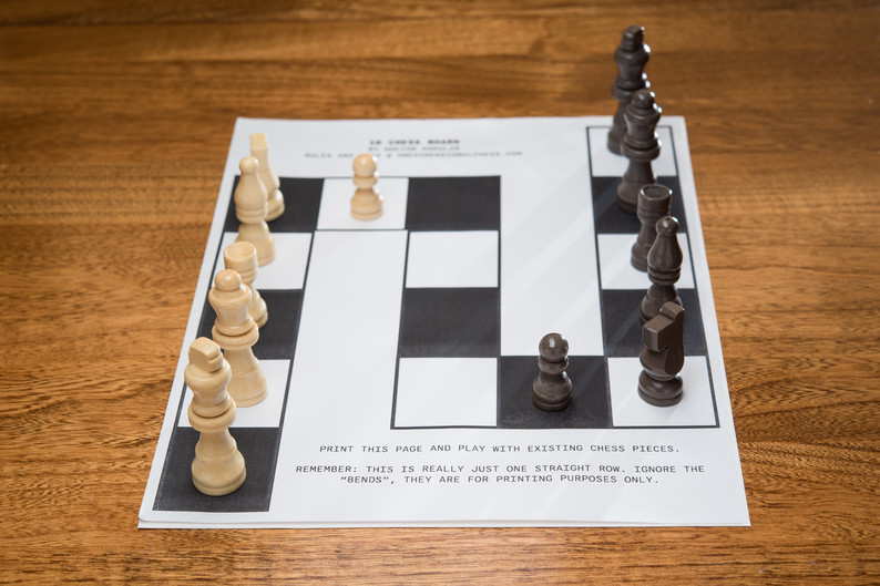 Doc Pop's One-Dimensional Chess by Doctor Popular