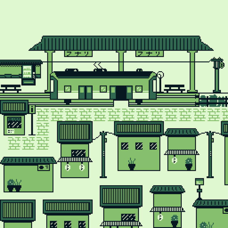 Gb Studio - Japanese Style Tilesets by CommandeQ & HalteF4