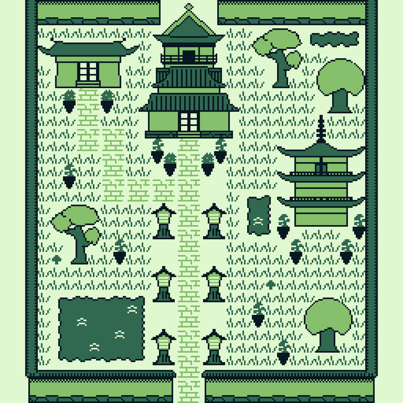 Gb Studio - Japanese Style Tilesets by CommandeQ & HalteF4