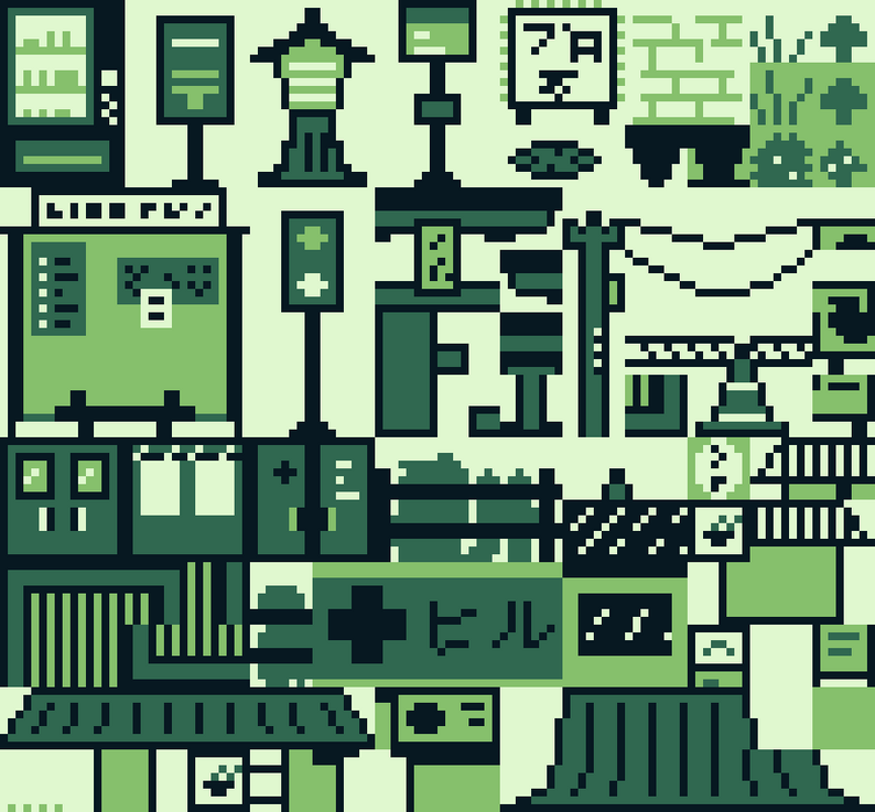 Gb Studio - Japanese Style Tilesets by CommandeQ & HalteF4