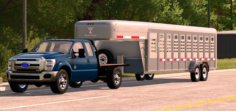 Wilson Ranch Hand livestock trailer by Csl Modding