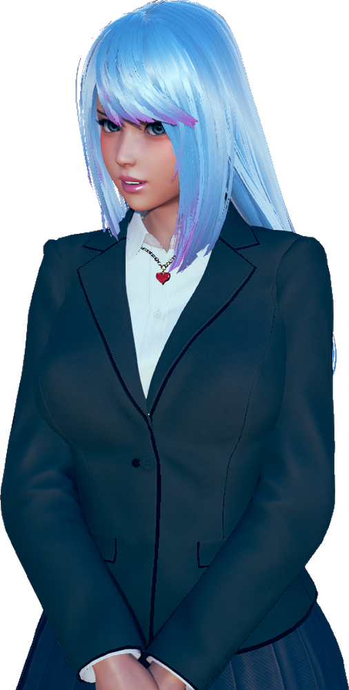 Dating Sim or Visual Novel character .PNG Images for Tyranobuilder or ...