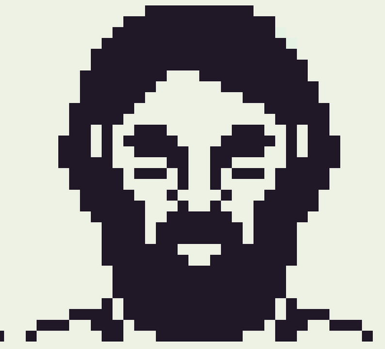 1-bit Portraits by JJ99
