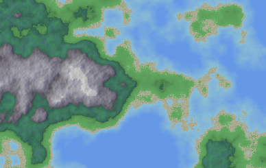 Procedural island generation by Mytino