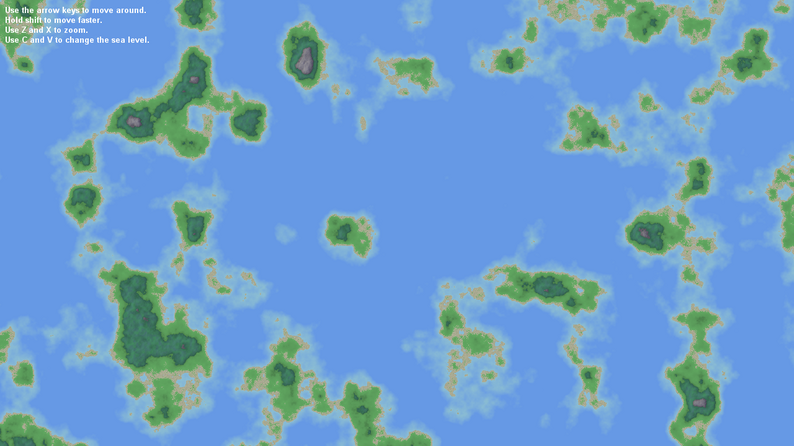 Procedural island generation by Mytino