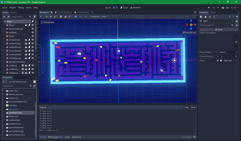 Pacman 3D by yassinedev